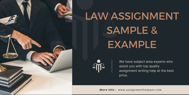 Law Assignment Sample & Example